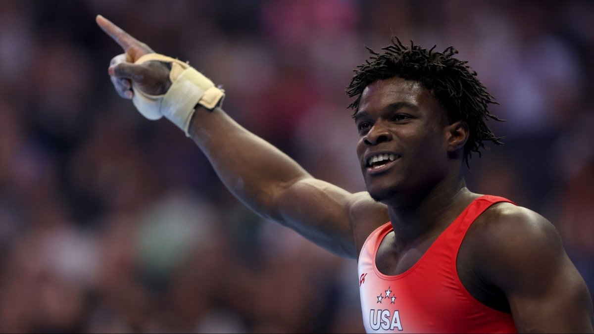 Frederick Richard leads men’s gymnastics competition after Day 1 – NBC ...