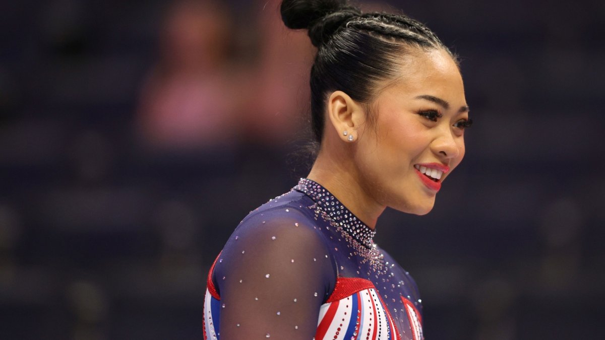 Suni Lee finishes third in all-around competition during Day 2 – NBC ...