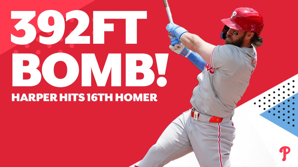 Harper hits a deep solo shot for his 16th home run of the season – NBC ...