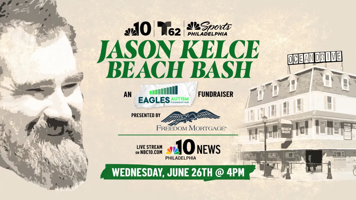 Watch and donate: The 2024 Jason Kelce Beach Bash in support of the ...