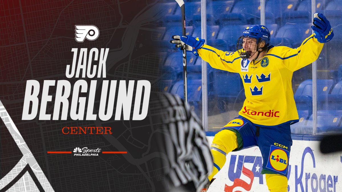 NHL draft 2024: Flyers pick Jack Berglund in second round – NBC Sports ...