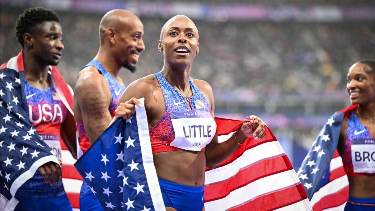 HIGHLIGHTS: Shamier Little helps Team USA take silver in 4×400m mixed ...
