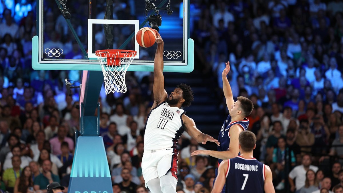 Joel Embiid massive for Team USA in thrilling comeback win over Serbia ...