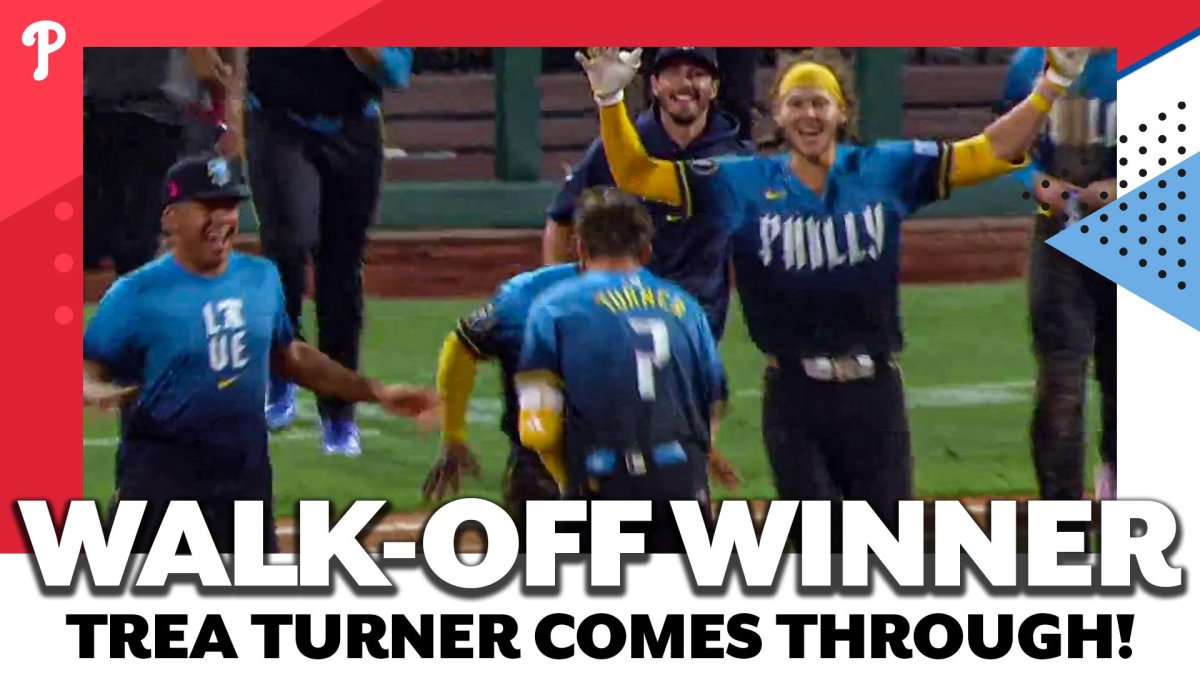TREA TURNER WALK-OFF!!! PHILLIES WIN IT 3-2! – NBC Sports Philadelphia