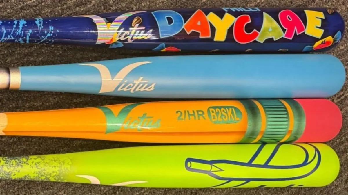 The Phillies Players Weekend bats are works of art – NBC Sports ...