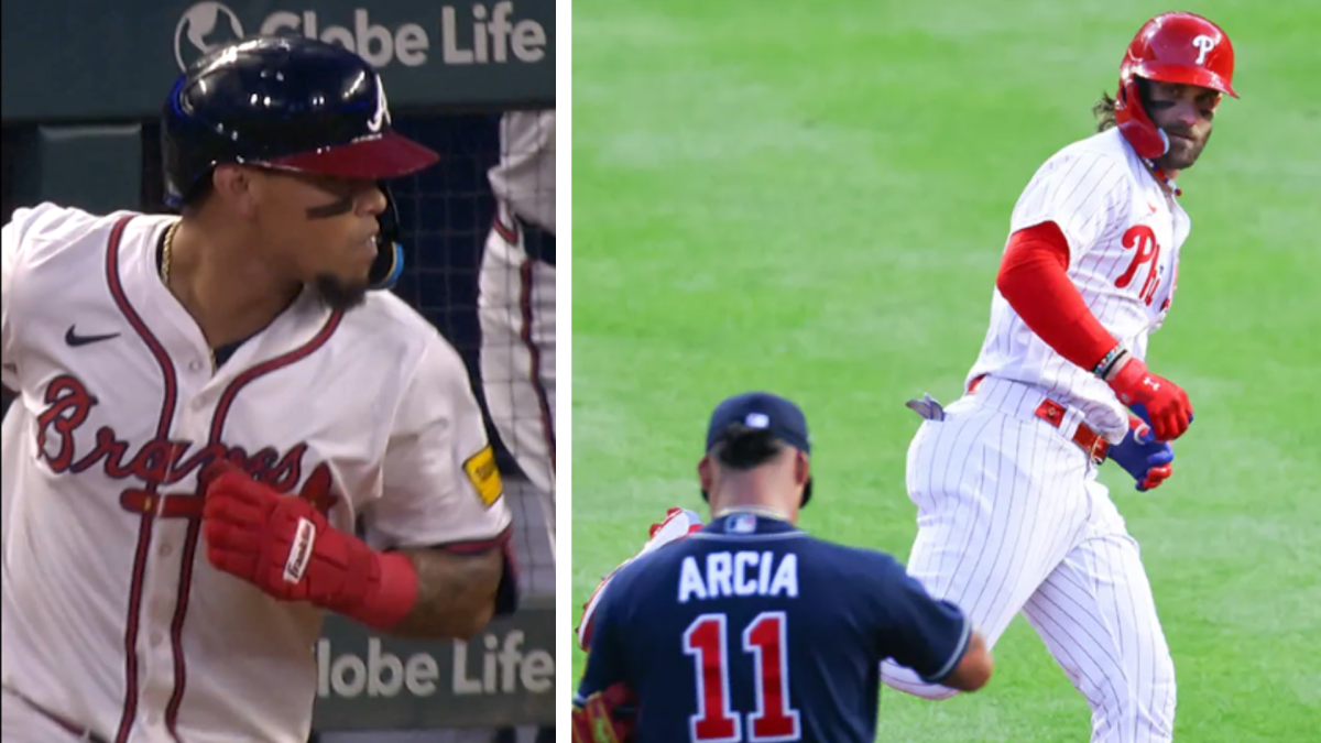 Arcia attempts to recreate Harper’s iconic stare down … and fails miserably – NBC Sports ...