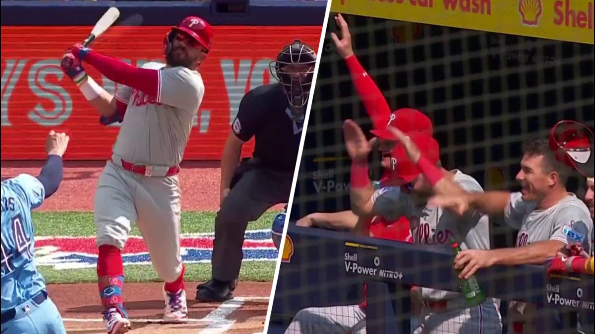 HE DID IT AGAIN! Schwarber follows up three-homer night with a leadoff ...