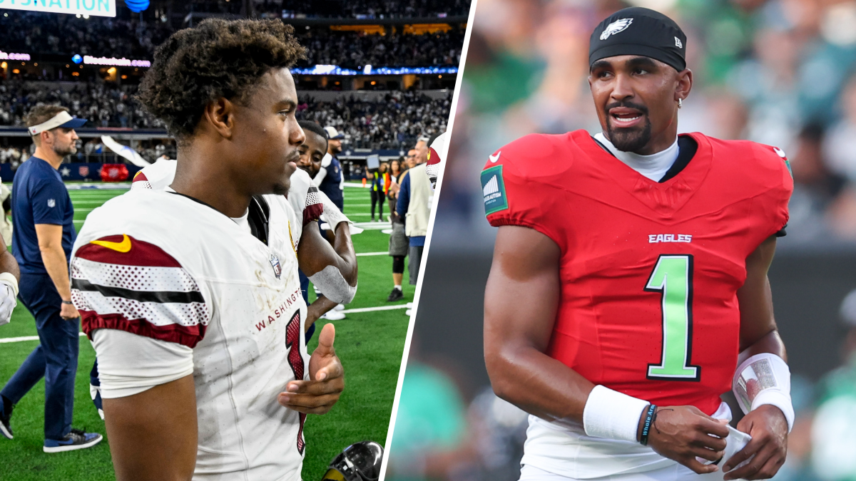 Eagles’ Jalen Hurts, Jahan Dotson building rapport before Week 1 vs ...