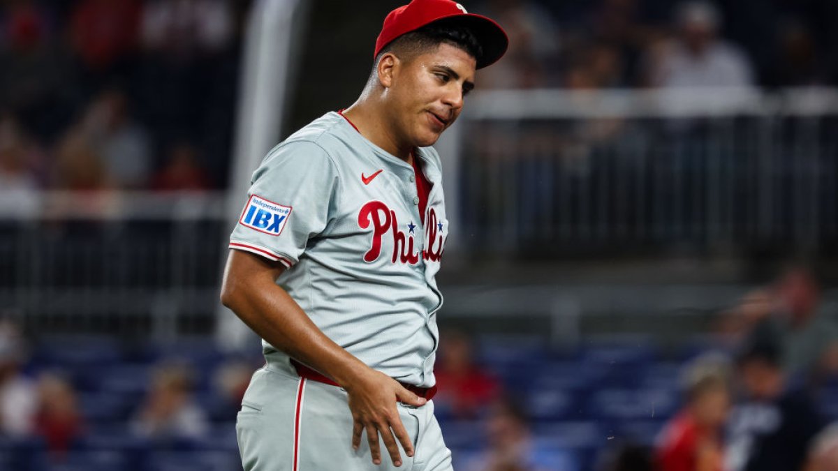 Ranger Suarez beaten up by Nationals in final start before playoffs ...