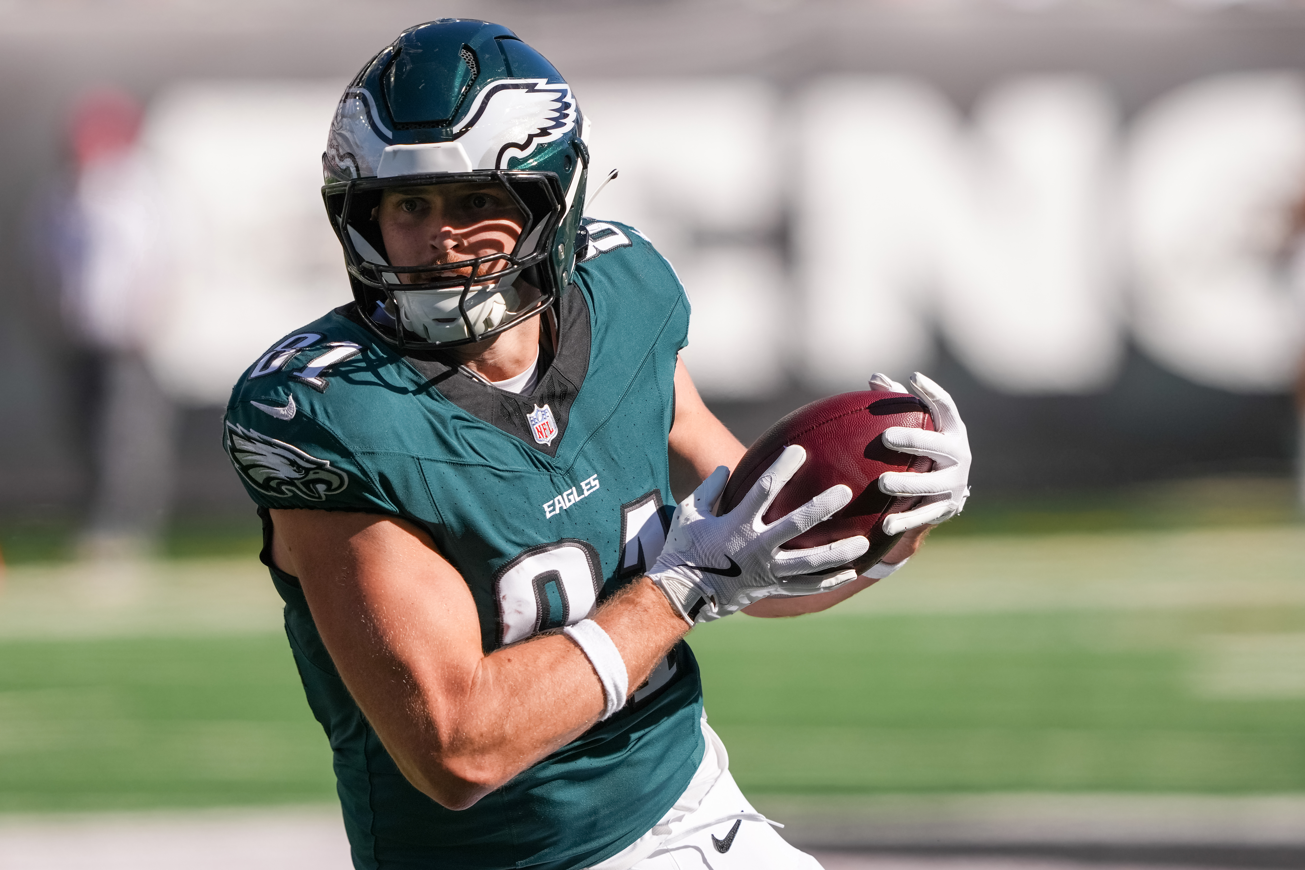 The remarkable emergence of Eagles tight end Grant Calcaterra – NBC ...