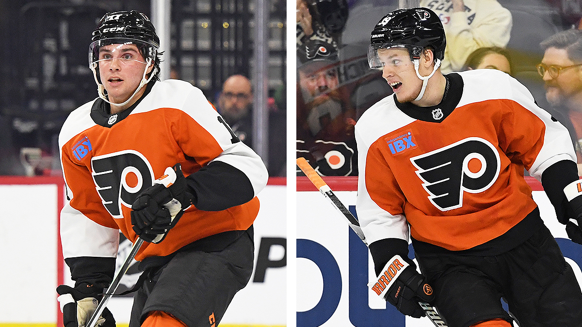 Flyers don’t see teenagers in Jett Luchanko, Matvei Michkov – NBC ...