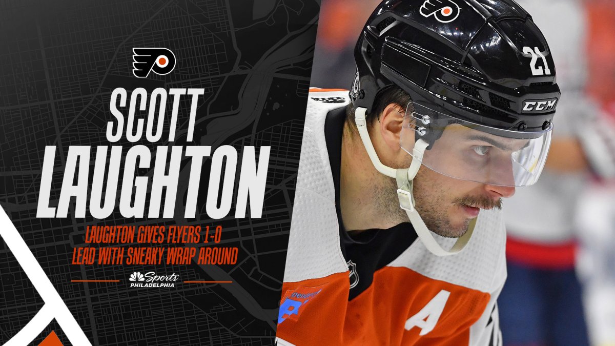 Scott Laughton gives Flyers 1-0 lead with sneaky wraparound – NBC ...