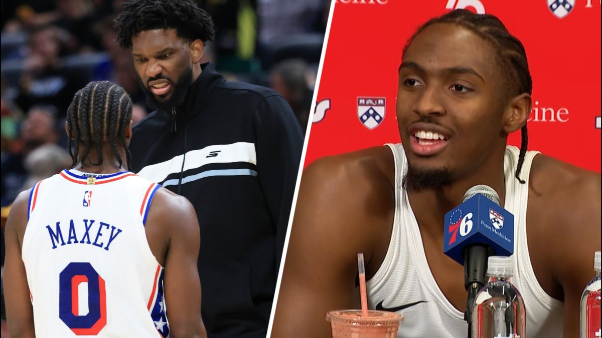 Maxey comes to the defense of Embiid, says the big man is itching to ...