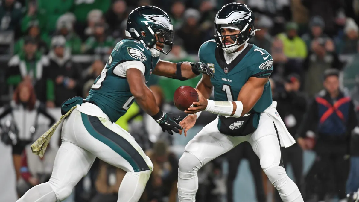 Eagles’ Kellen Moore happy with run-first offense, knows challenge is ...