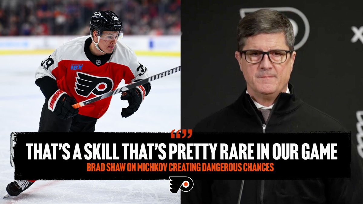 Matvei Michkov’s ‘pretty rare’ skill has Brad Shaw, Flyers impressed ...