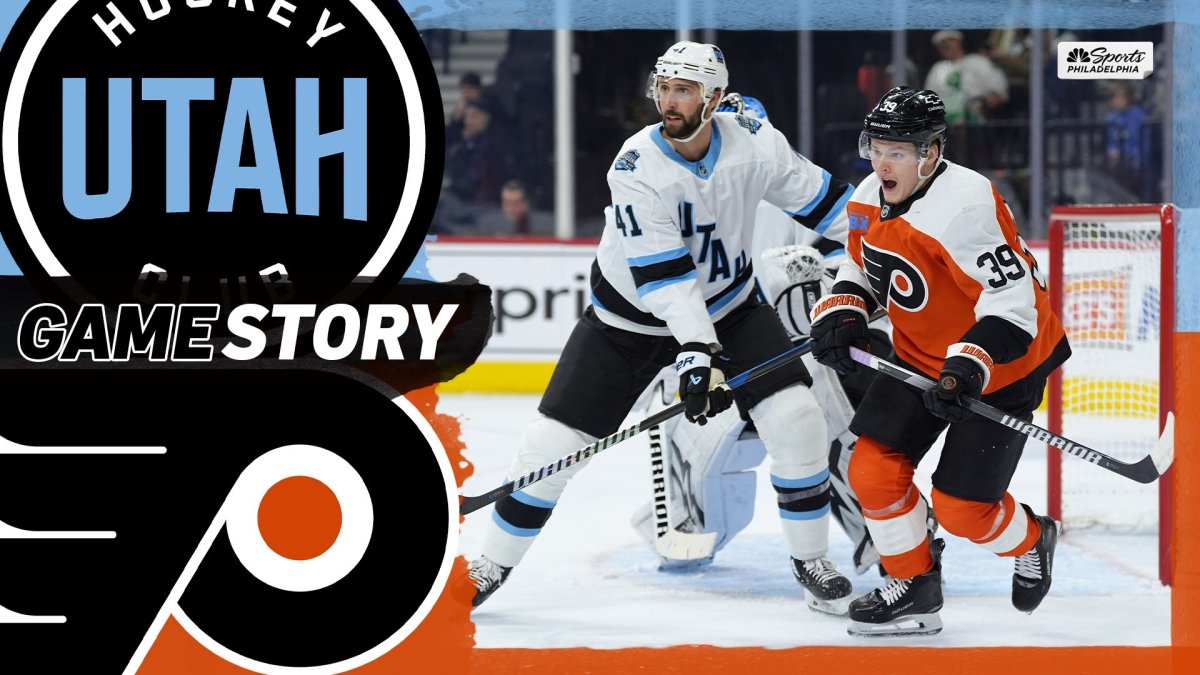 Flyers drop 3rd straight game, fall to Utah, 4-2 – NBC Sports Philadelphia