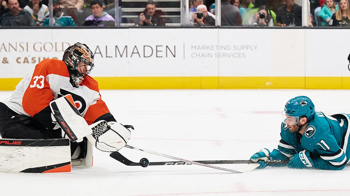Flyers vs. Sharks: Samuel Ersson exits win with injury – NBC Sports ...