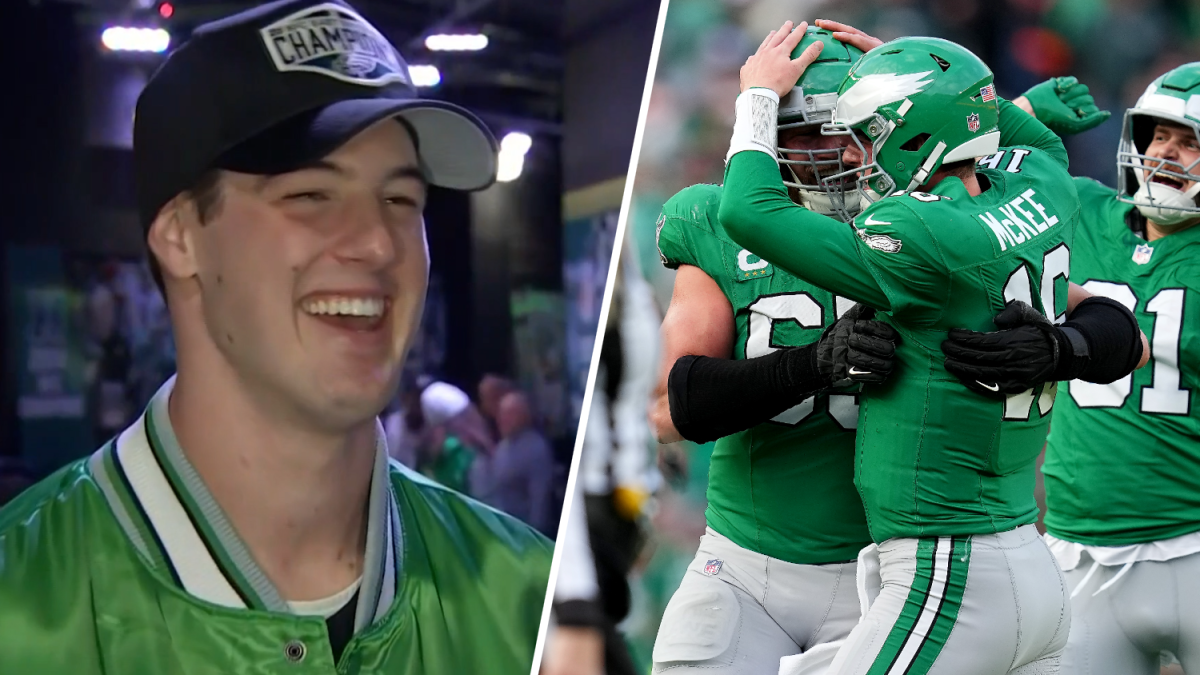 Tanner McKee hilariously describes his thoughts on his first career TD ...