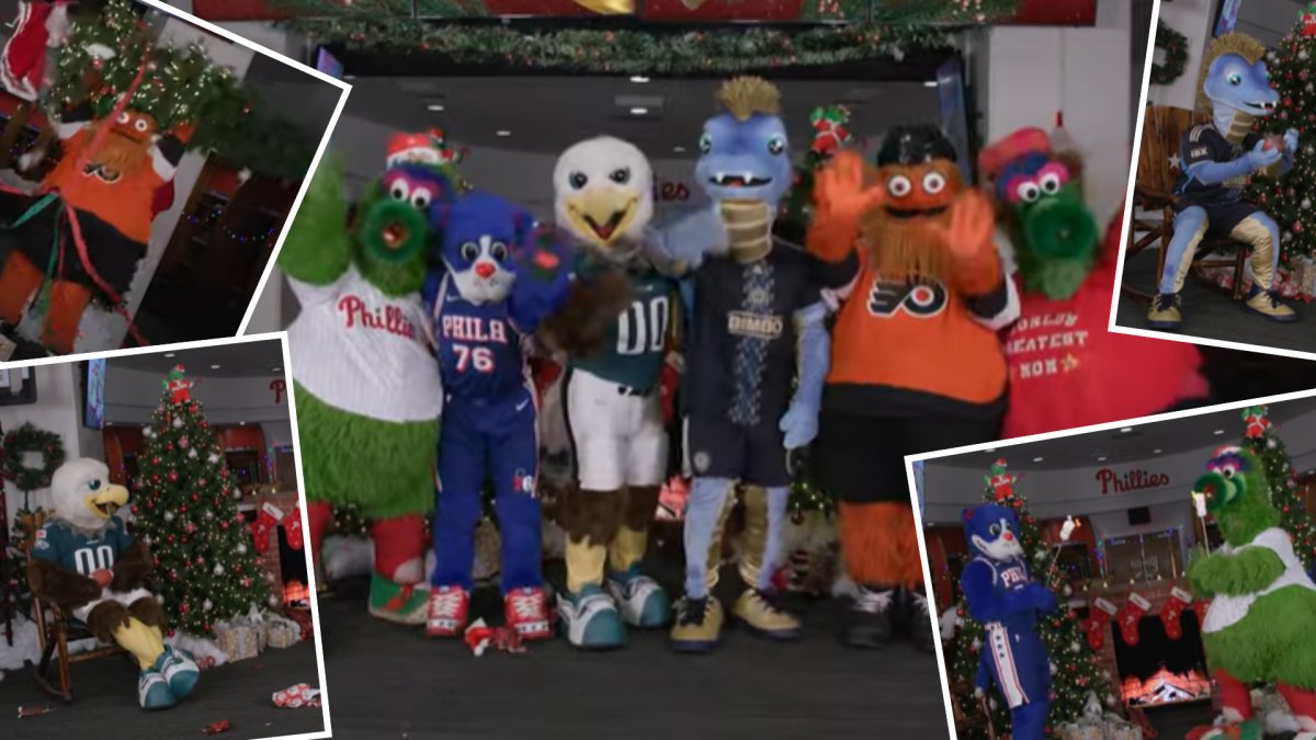 A Philly Mascots Yule Log is perfect addition to holiday season – NBC Sports Philadelphia
