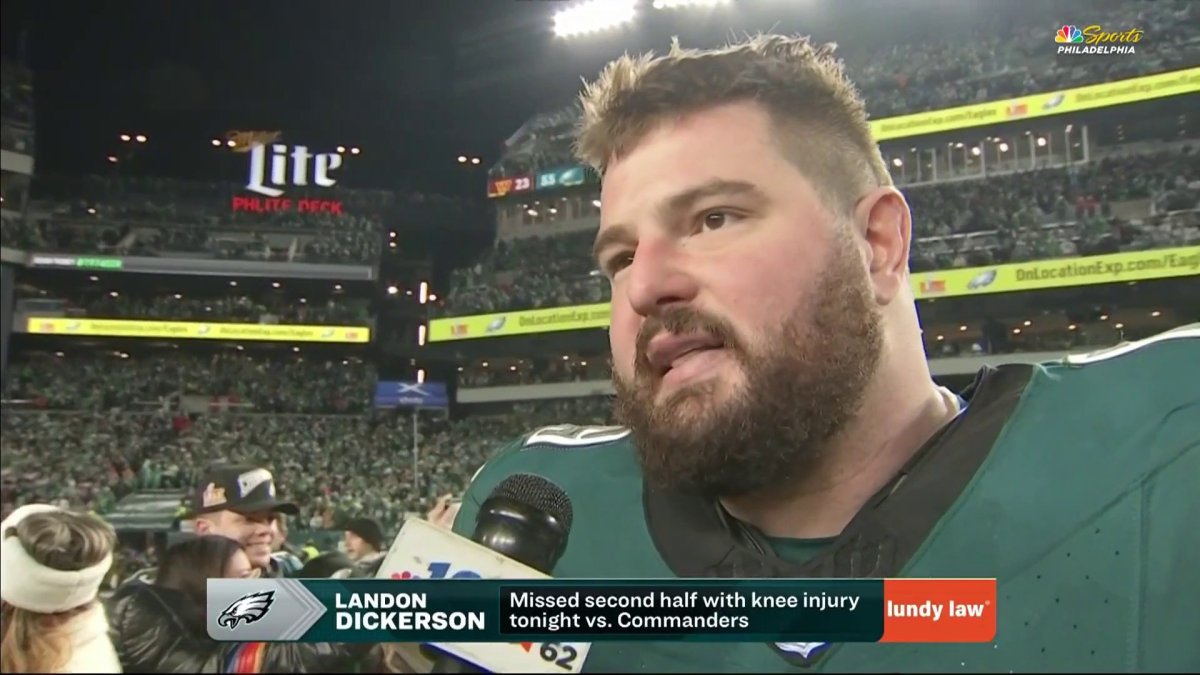 ‘man It Takes Everybody — Landon Dickerson On Eagles Toughness In Nfc Championship Victory