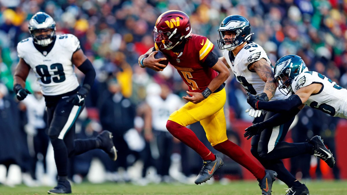 Eagles’ 1st thoughts on facing Jayden Daniels and Commanders again ...