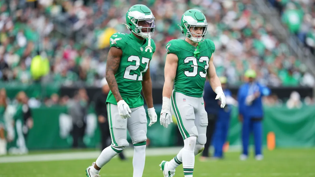 Eagles’ Cooper DeJean, Quinyon Mitchell thank A.J. Brown – NBC Sports ...
