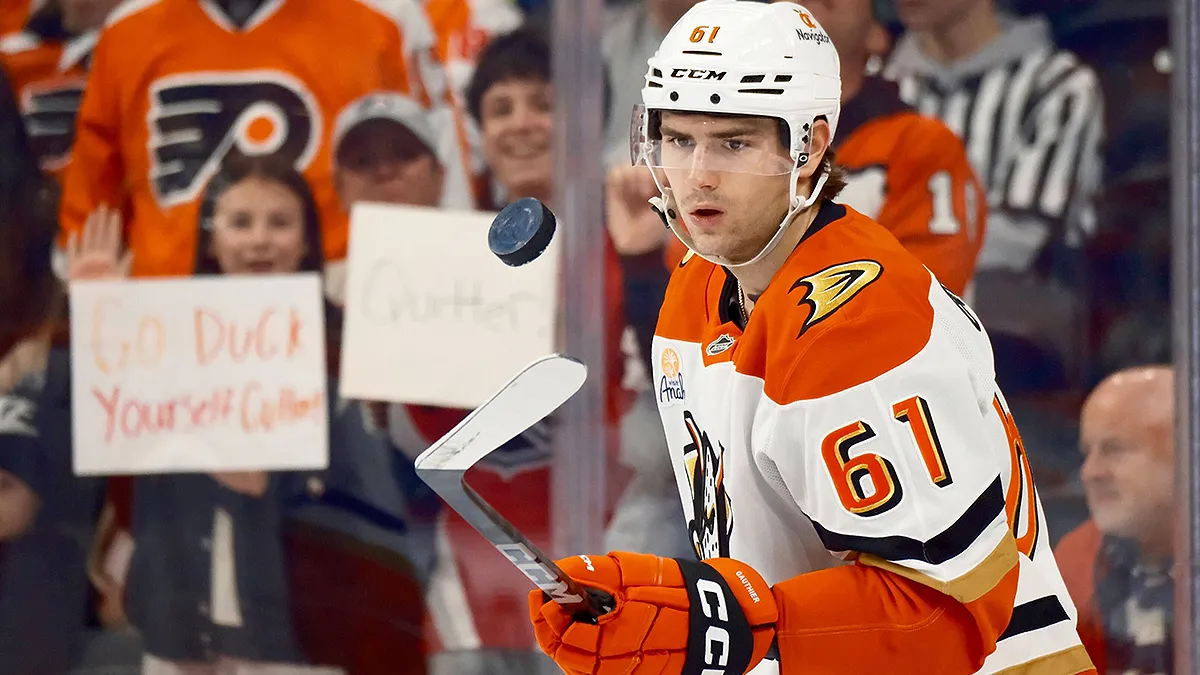 Cutter Gauthier heavily booed by Flyers fans in Philadelphia – NBC ...