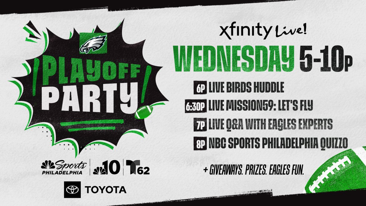 NFC Championship Game: NBC Sports Philly’s Eagles Playoff Party! – NBC ...