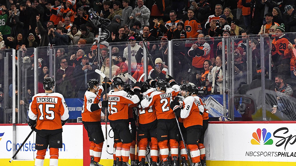 Flyers vs. Red Wings: OT win pushes point streak to 6 games – NBC ...