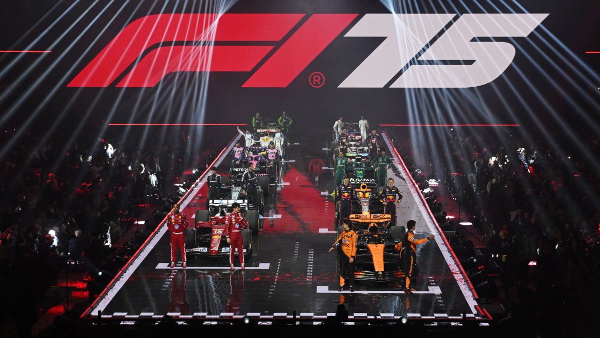 F1 teams unveil 2025 liveries at 75th anniversary launch event – NBC ...