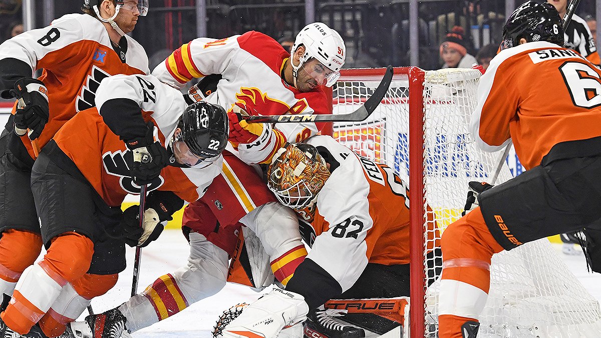 Flyers vs. Flames: Samuel Ersson pulled in bad start to homestand – NBC ...