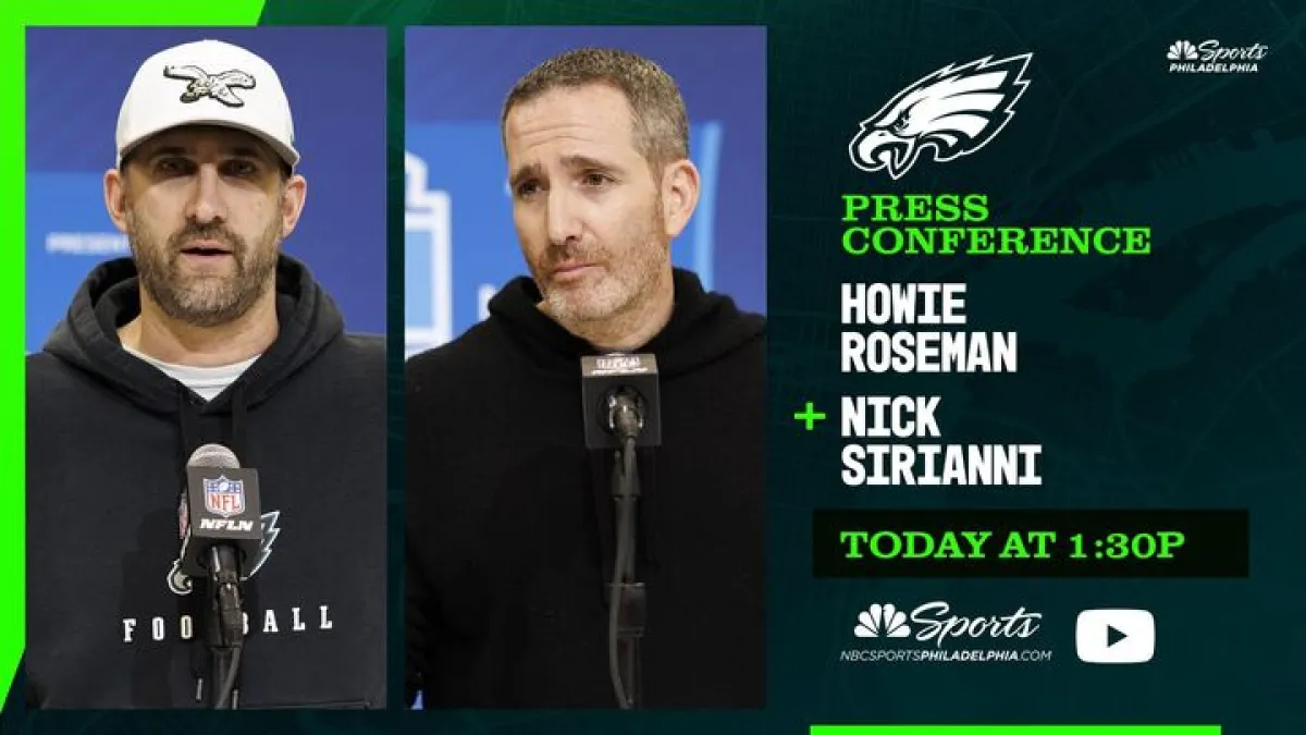 Live: Howie Roseman and Nick Sirianni NFL Draft press conference – NBC ...