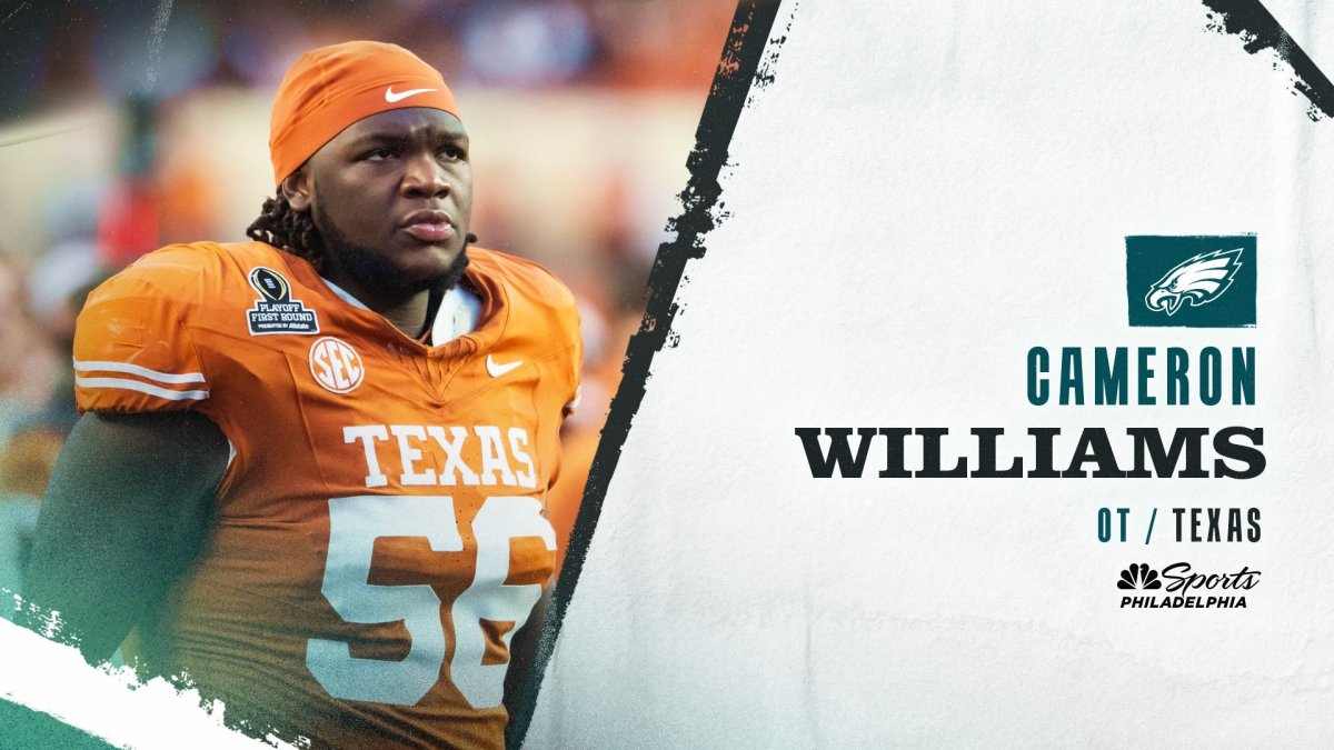 Instant reactions to Eagles’ selection of Texas tackle Cameron Williams ...