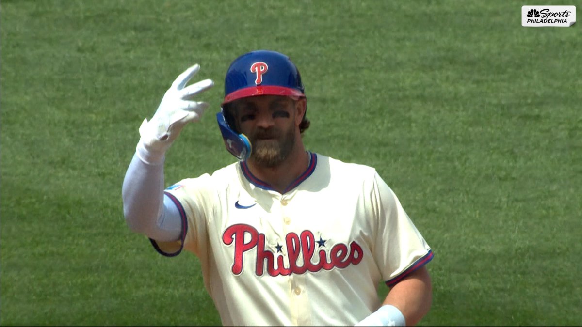 Stay hot, kid! Bryce Harper drives in two runs in the first inning – NBC Sports Philadelphia