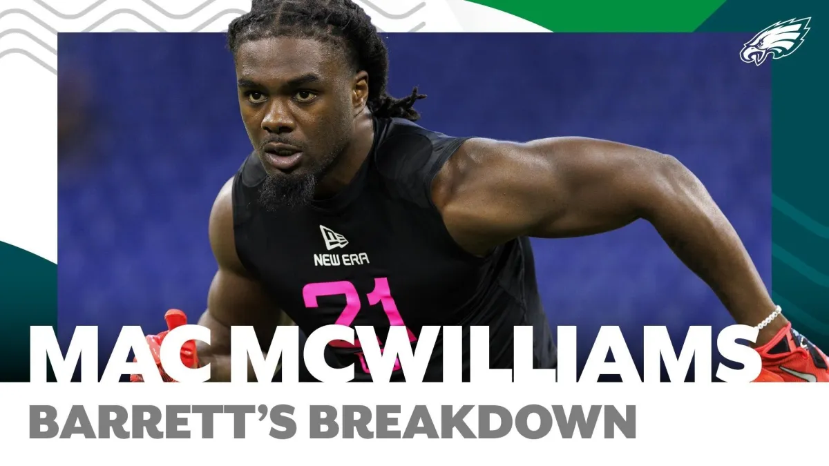 Barrett’s Breakdown: Eagles’ 5th round pick CB Mac McWilliams – NBC ...