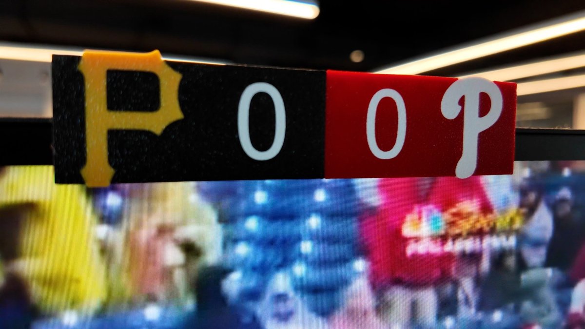 Watch Fan 3d prints his own P00P score bug for Phillies-Pirates – NBC ...