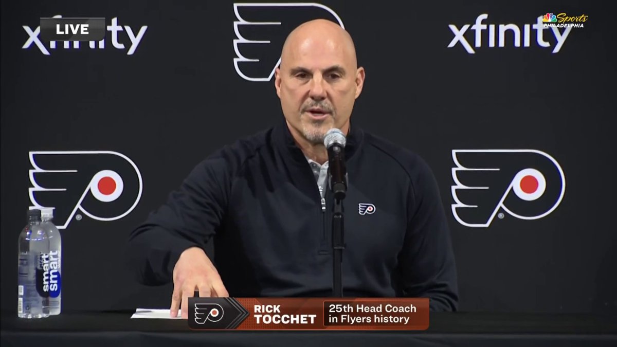 Watch Rick Tocchet being introduced as Flyers’ next head coach – NBC ...