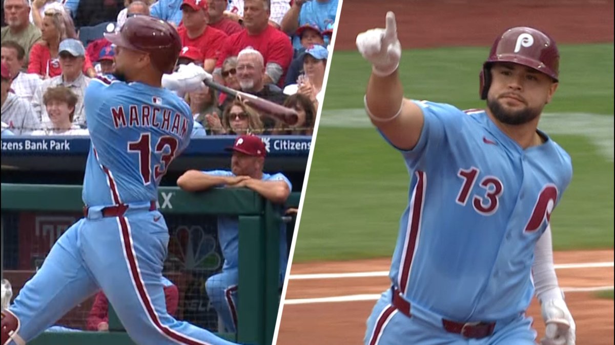Marchan’s first home run of the season puts the Phillies on top early ...
