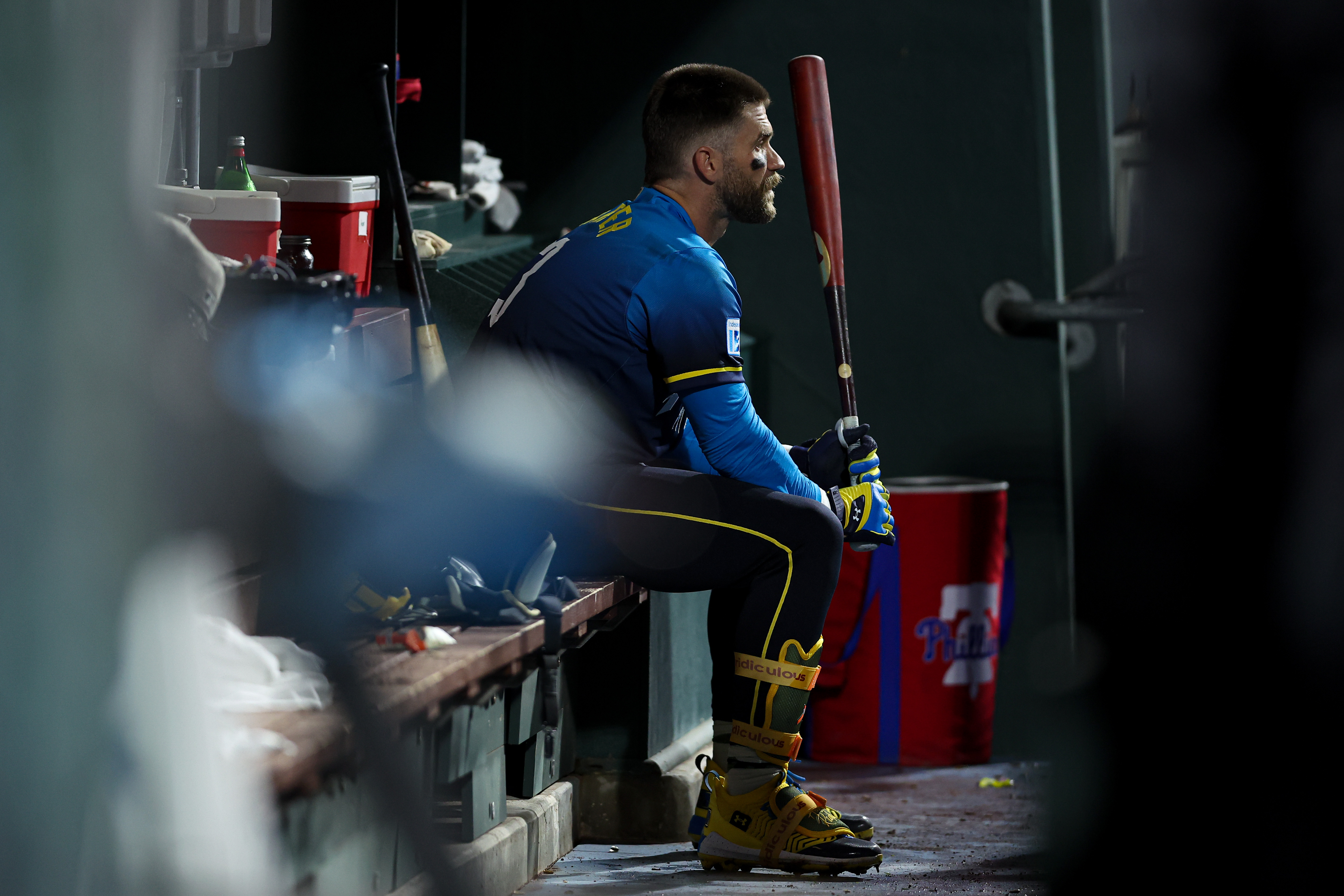 Bryce Harper ‘still super sore,’ unsure when he’ll be back in Phillies ...