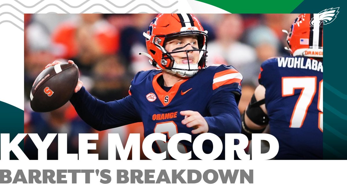Barrett’s Breakdown: 6th round Pick QB Kyle McCord – NBC Sports Philadelphia