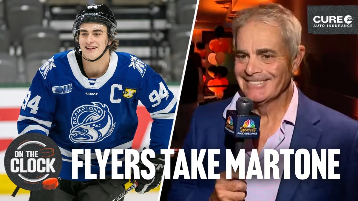 Watch breakdown of Flyers drafting Porter Martone at No. 6 overall ...
