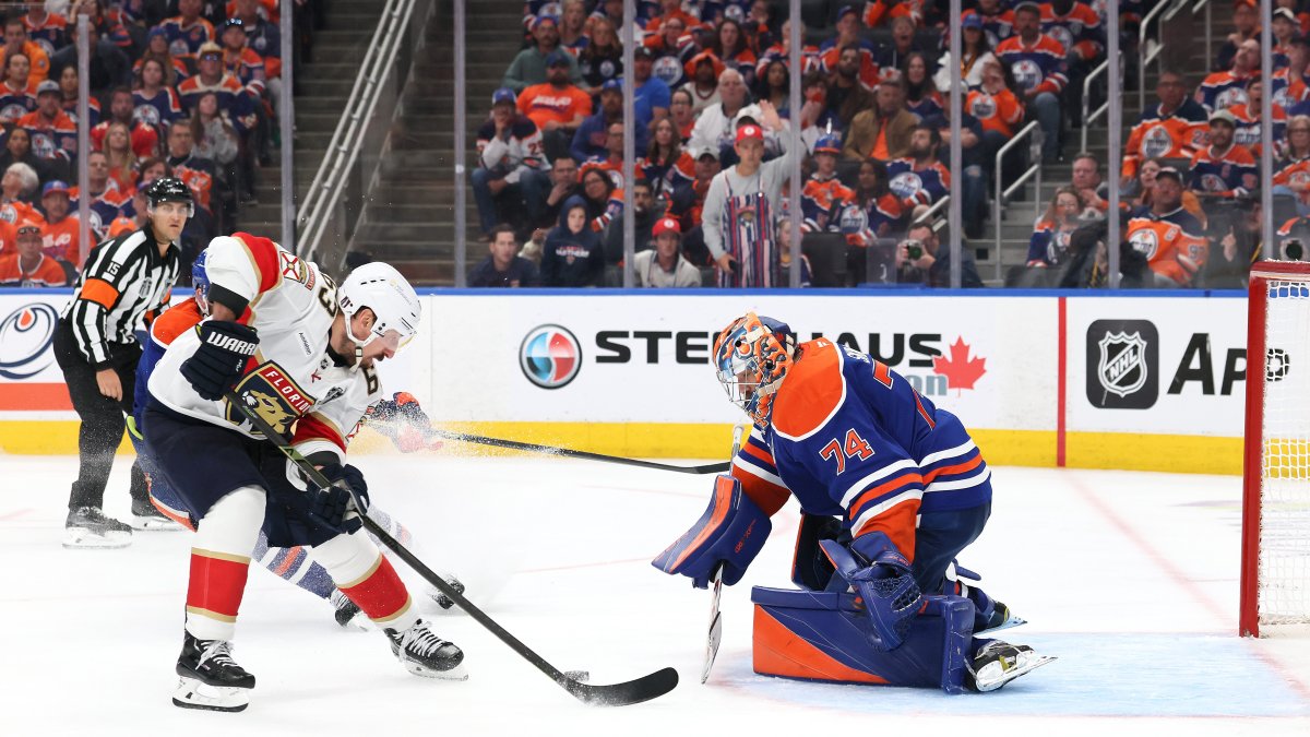 Panthers beat Oilers 5-4 in 2OT of Stanley Cup Final Game 2 – NBC ...