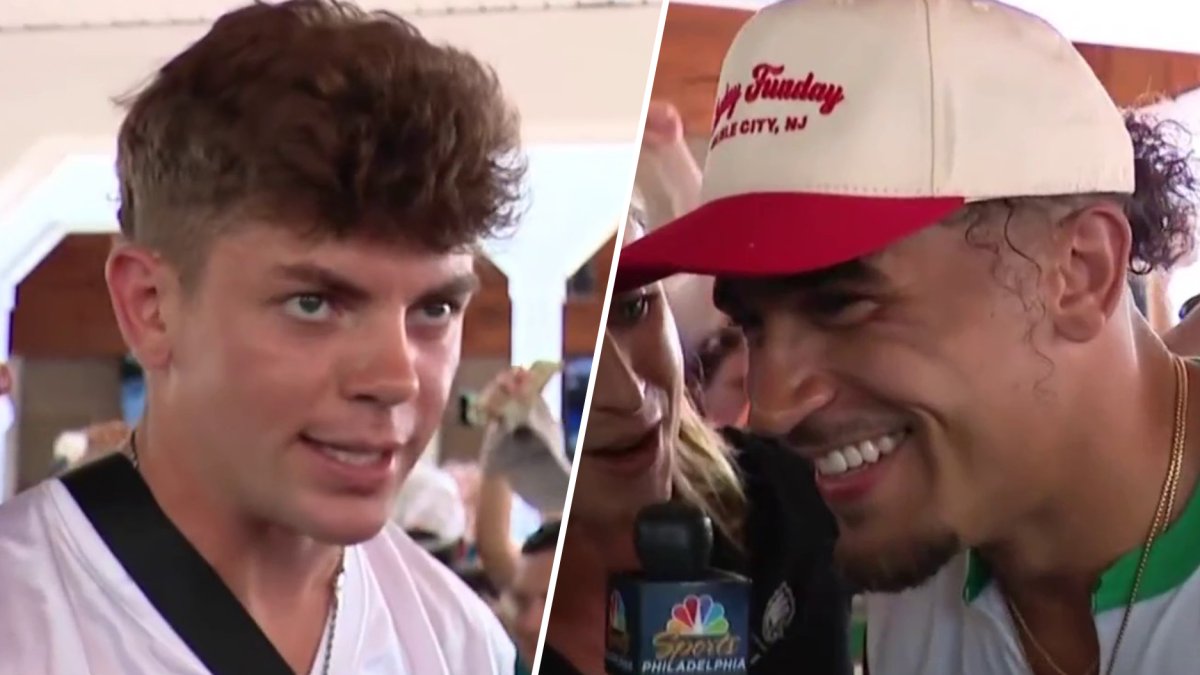 Watch Cooper DeJean & Sydney Brown at Jason Kelce’s Shore Birds – NBC ...