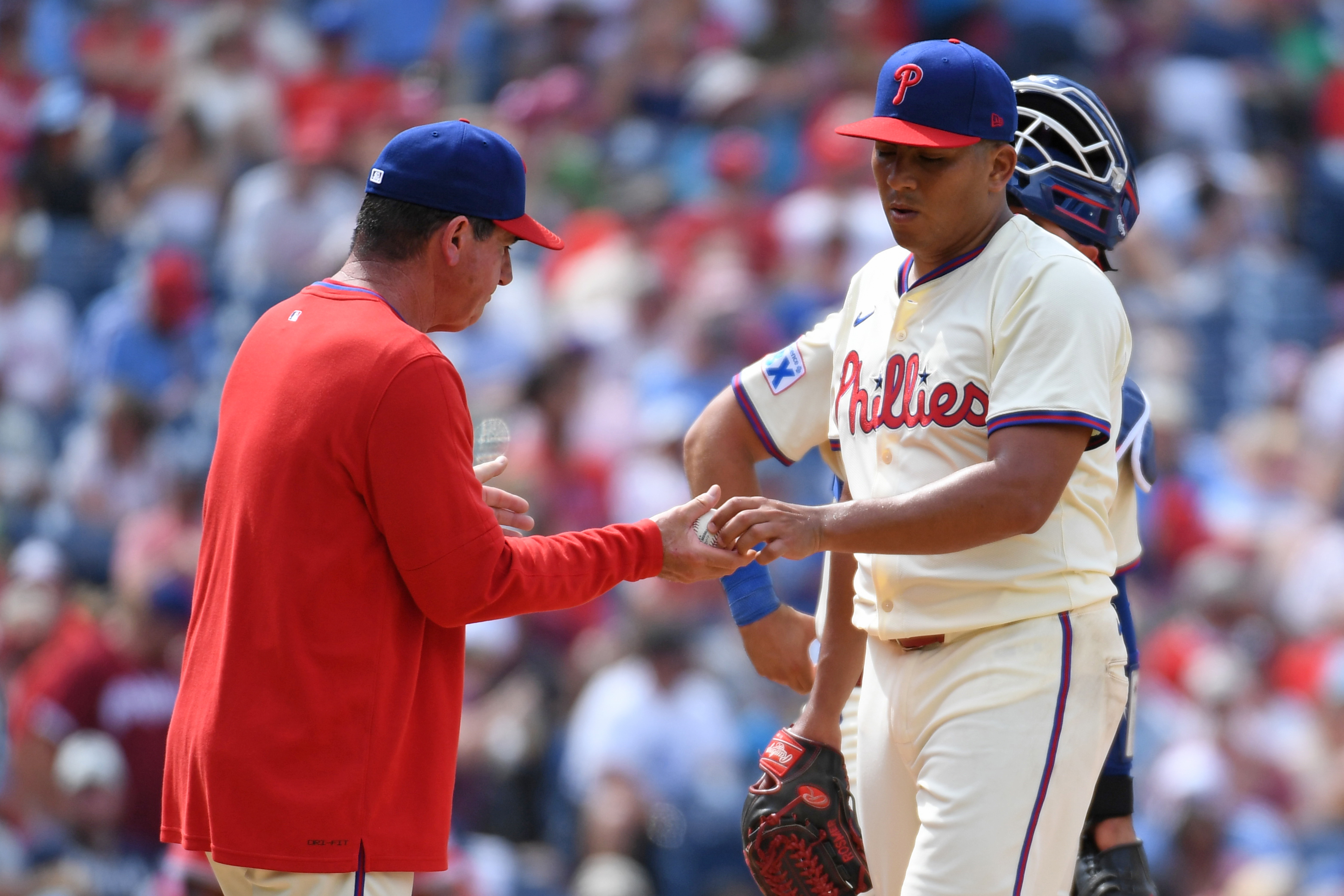 Ranger Suarez struggles as Phillies drop series finale vs. Angels – NBC ...