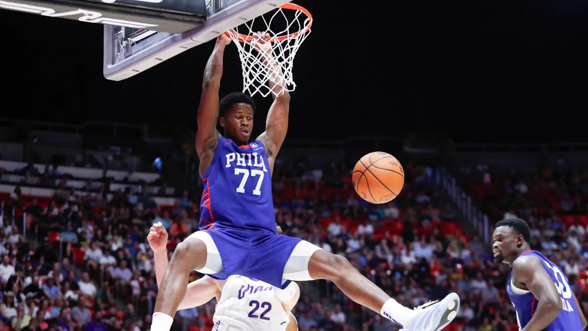 VJ Edgecombe scores 28 points in Sixers summer league debut – NBC ...