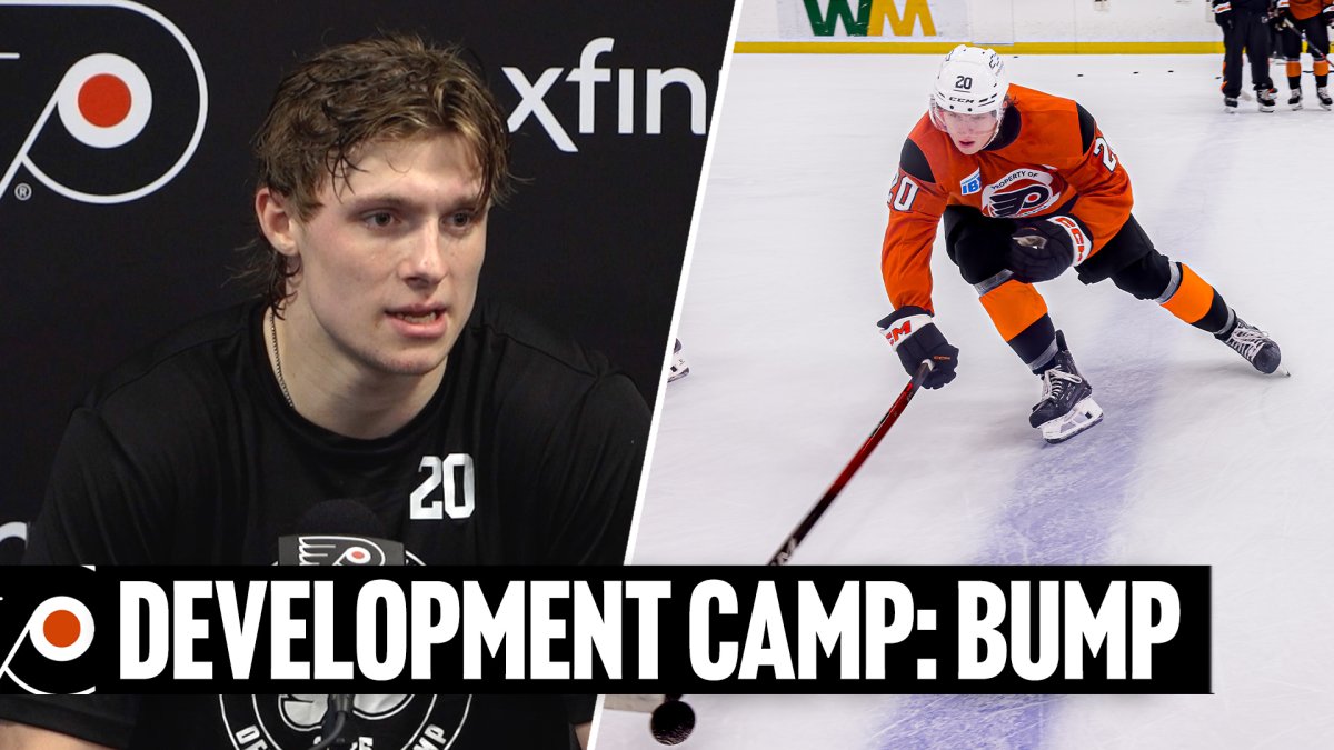 Watch Flyers prospect Alex Bump discuss vying for team’s roster – NBC ...