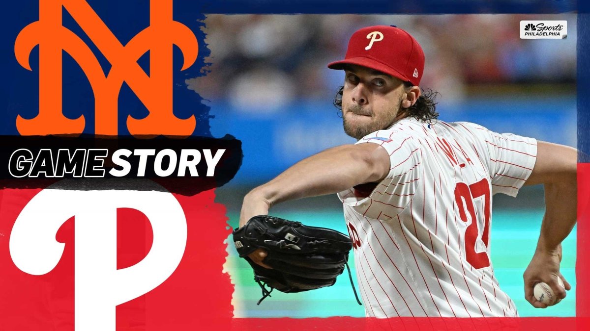 Watch Aaron Nola powers Phillies to win over Mets on Monday night – NBC ...