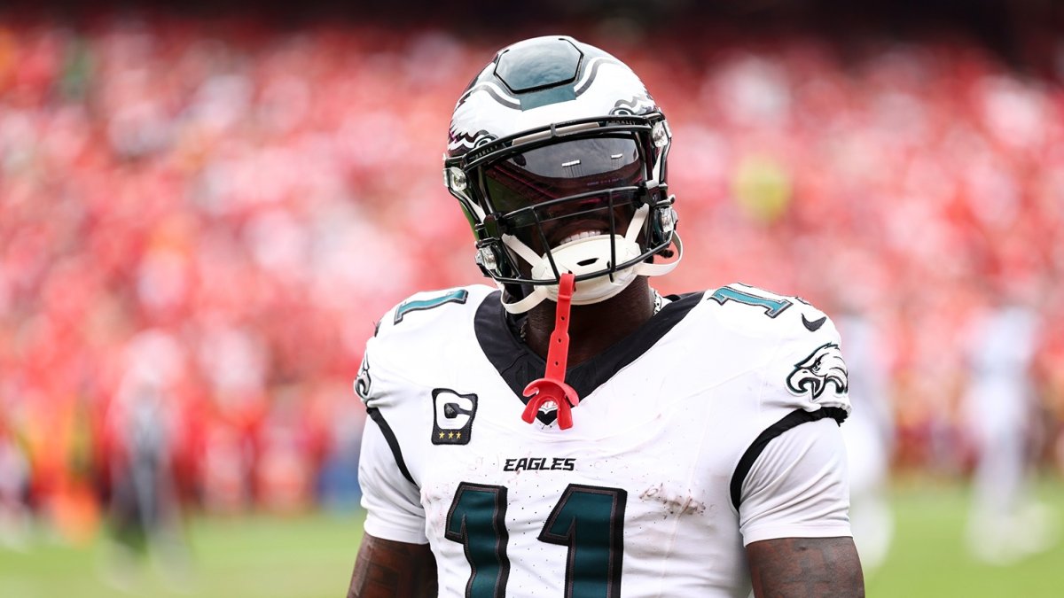 How Eagles’ A.J. Brown is coping with absence of targets, catches and ...