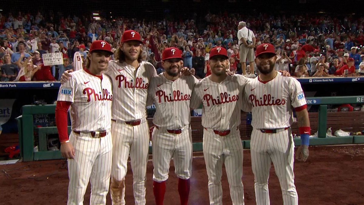 Watch Phillies clinch playoff spot in NLDS after win over Marlins – NBC ...