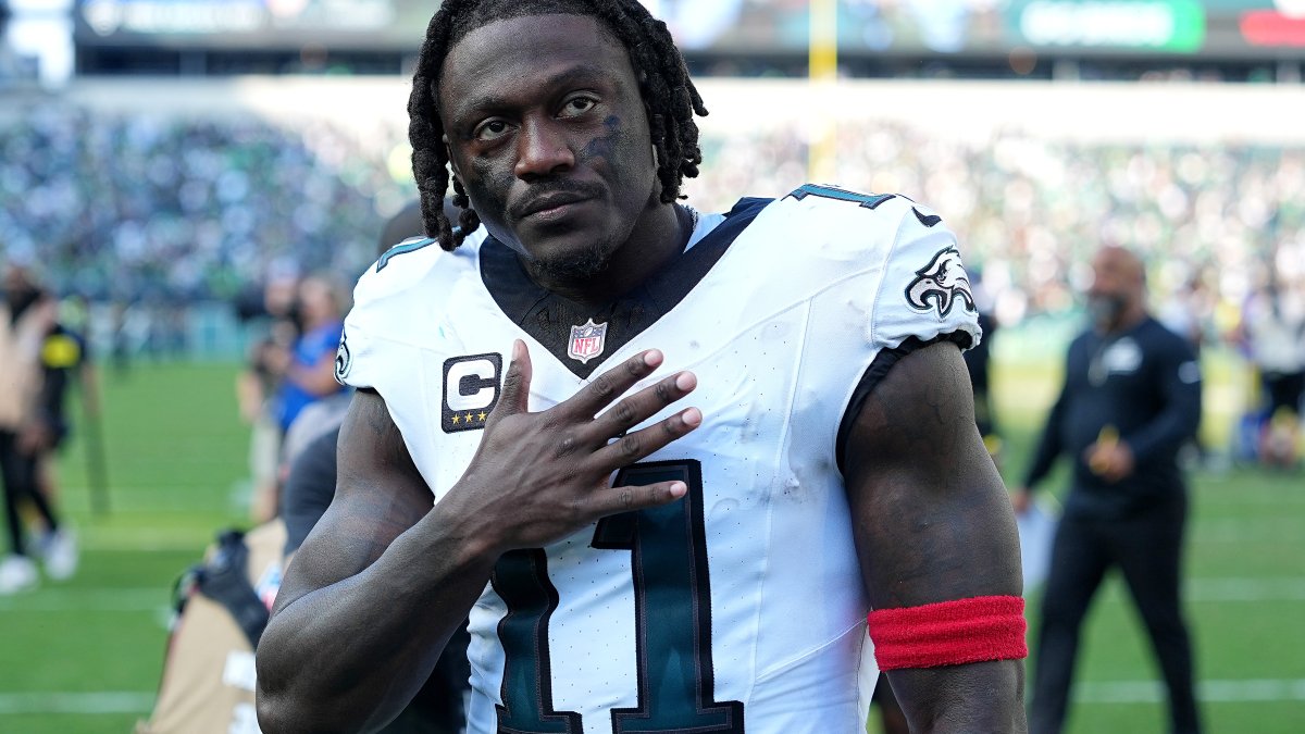 Eagles’ A.J. Brown has breakout game in comeback win over Rams – NBC ...